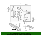 1997-2020 Toyota Fender Liner Clip 90467-07164 | Toyota Parts Center