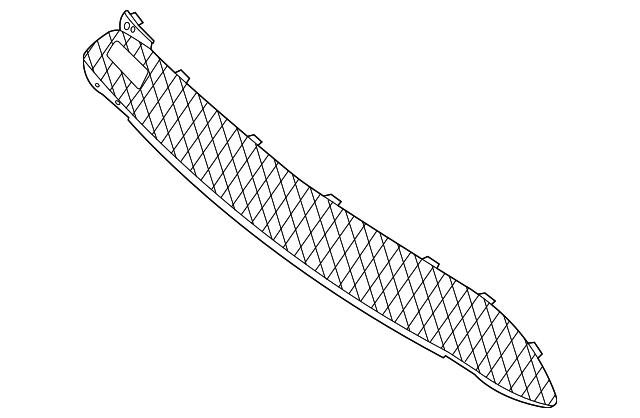 177-885-92-00 - Lower Grille 2020-2023 Mercedes-Benz CLA 45 AMG ...