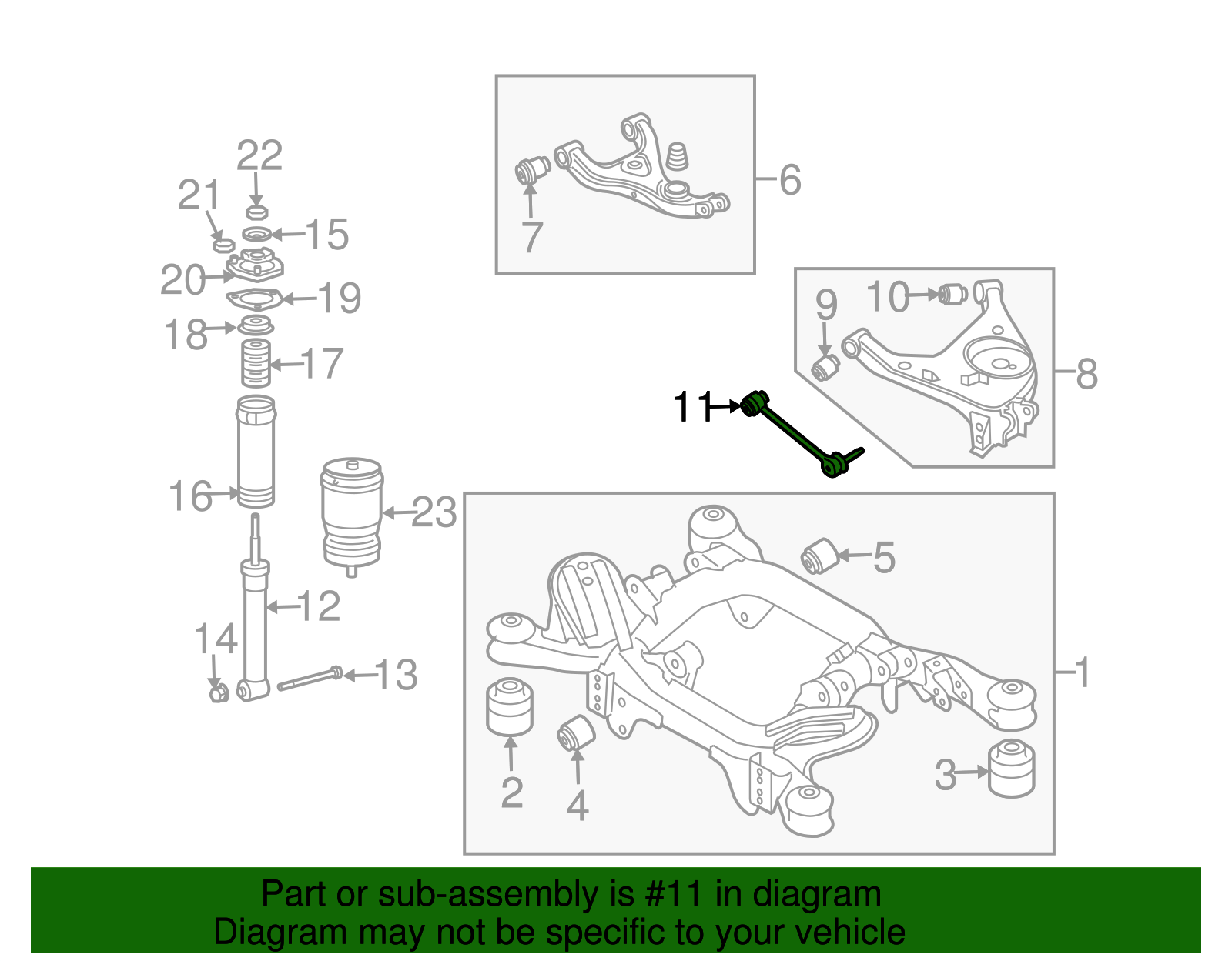 2003-2012 Land Rover Range Rover Lateral Arm RGD500180 | OEM Parts Online