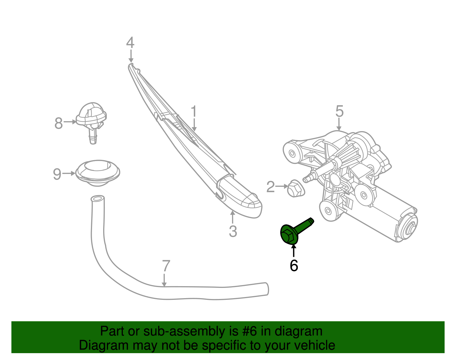 2004-2025 Mopar ABS Control Unit Screw 06507045AA | Mopar Parts Canada