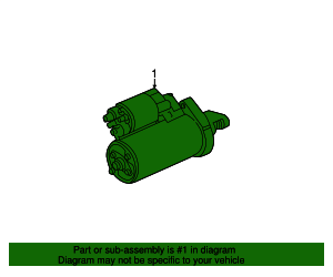 1999-2005 Mercedes-Benz Starter Motor 005-151-65-01-81 | MB OEM Parts