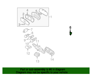 42621-39052 - Vehicle Speed Sensor 2001-2011 Kia | Kia.Parts Store