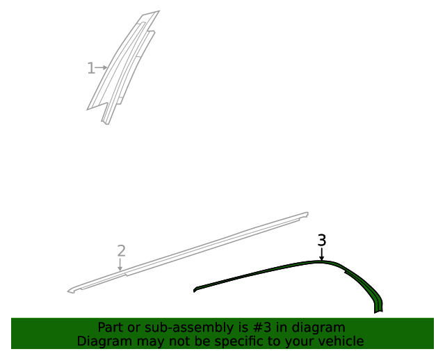 2023-2024 Mercedes-Benz Door Reveal Molding 167-735-10-02 | AutoNation ...