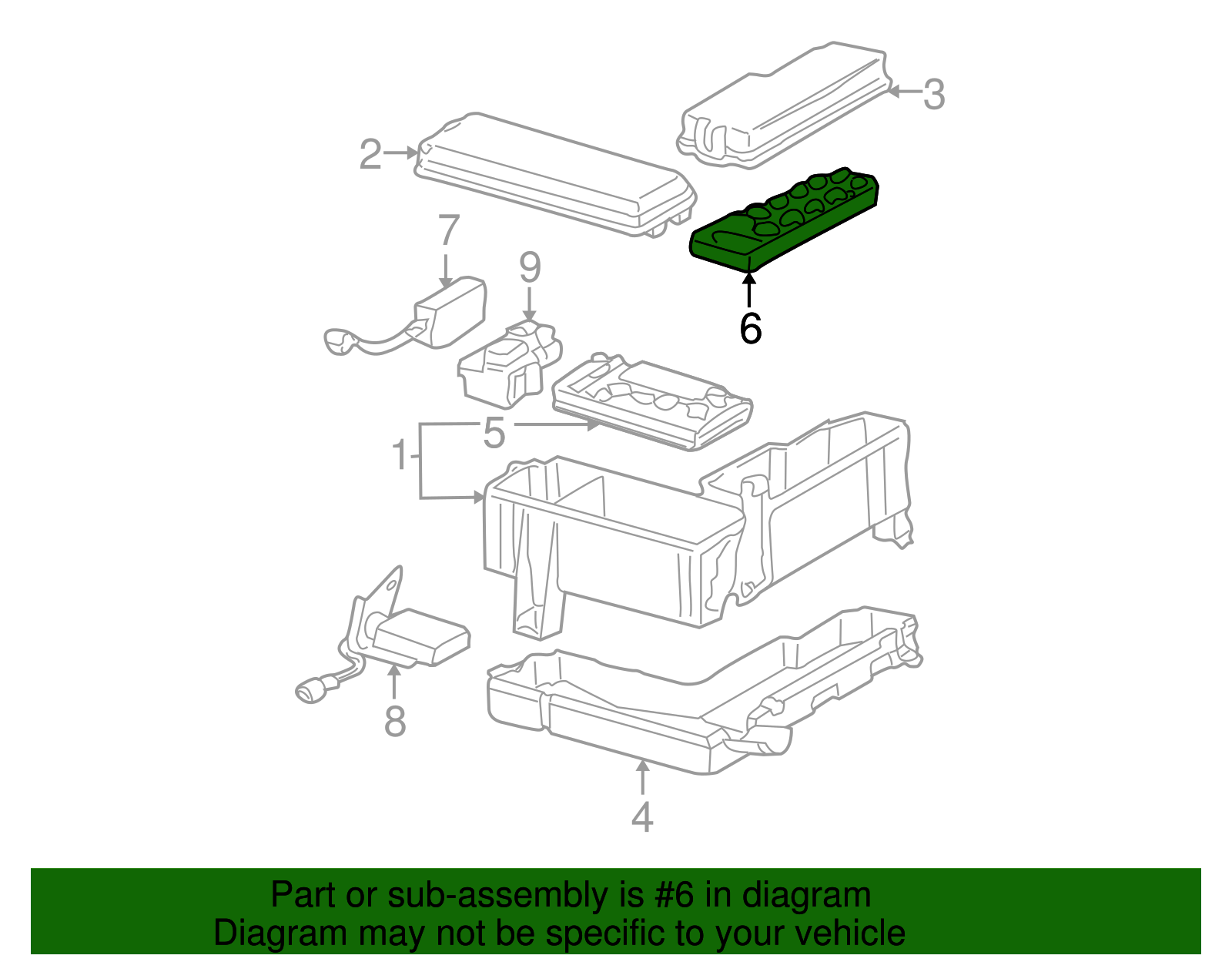 2005-2007 Toyota Relay & Fuse Plt 82741-0C021 | OEM Parts Online