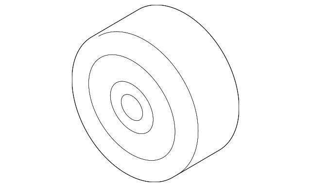 25287-2C000 - Idler Pulley - 2010-2014 Hyundai Genesis Coupe ...