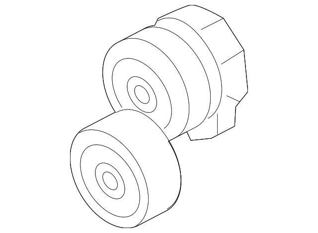 2010-2014 Hyundai Genesis Coupe Serpentine Tensioner 25281-2C000 | OEM ...