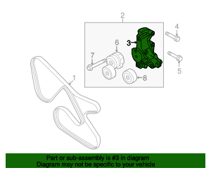2010-2014 Hyundai Genesis Coupe Pulley Assembly 25250-2C000 | QuirkParts