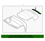 54318401027 - 1996-2002 BMW Z3 Back Window (54-31-8-401-027) | BMW of ...