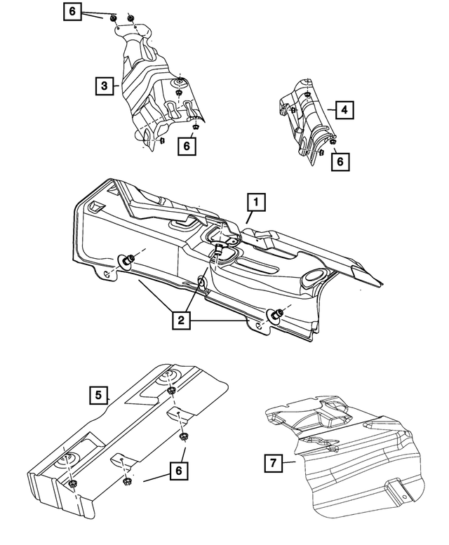 2013-2017 Jeep OEM NEW 2013-2017 Mopar Jeep Compass Patriot Exhaust ...