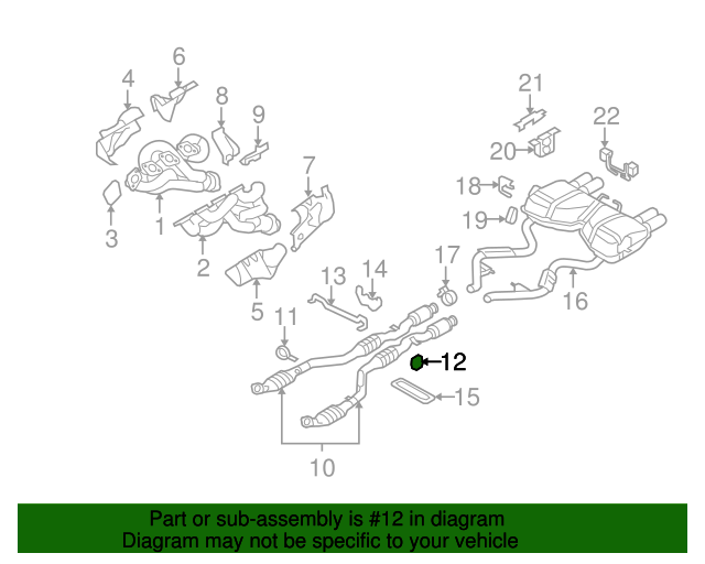 Genuine BMW 18-20-7-832-991 | Front Muffler Rubber Mount | FREE ...