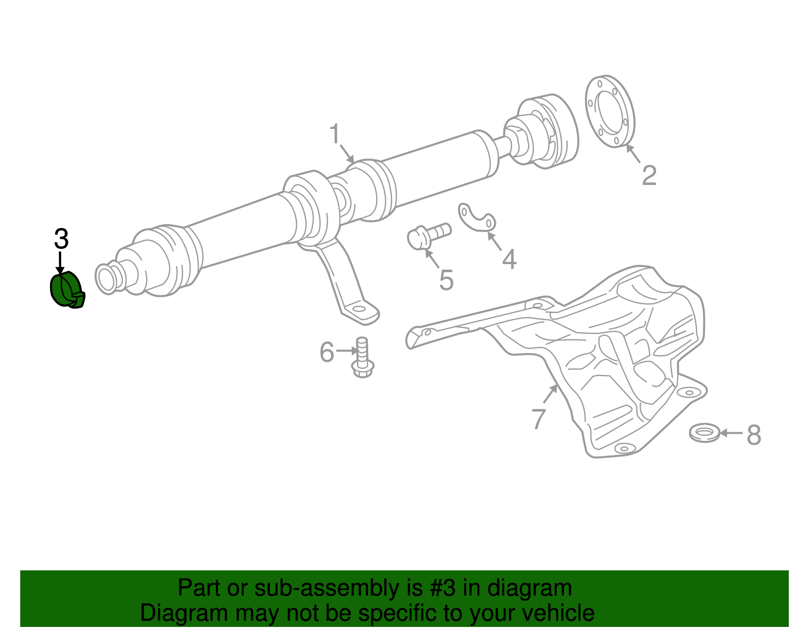 2009-2025 Audi Drive Shaft Clamp N-107-722-01 | Genuine Audi Part