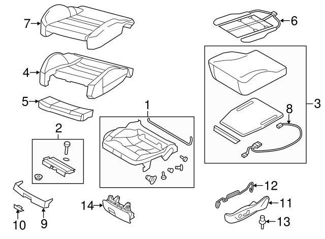 2012-2017 Audi Front Trim 8T0-881-793-DS5 | TascaParts.com