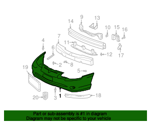 12335836 - OEM GM Bumper Cover | GMPartsCenter.net | GM Parts Center