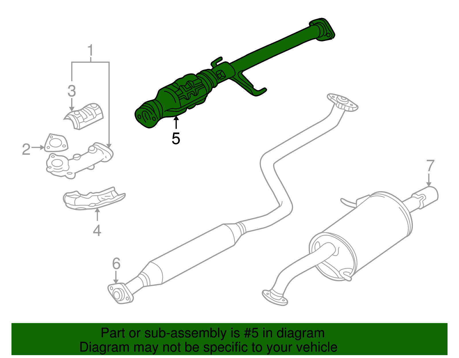 FSAG-20-600A - Catalytic Converter 2002-2003 Mazda | Florida Mazda Parts