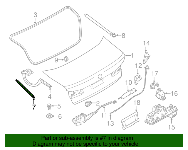51247366403 - 2017-2022 BMW Tension Spring (51-24-7-366-403) | BMW of ...