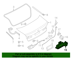 Genuine BMW 51-24-7-381-868 | Switch | FREE Shipping on Most Orders ...