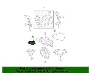 2007-2013 Toyota Audio Auxiliary Jack 86190-02020 | Toyota Parts Center