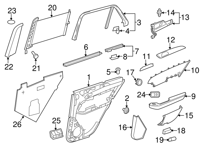 166-730-01-28-8Q67 - Armrest 2012-2019 Mercedes-Benz | Mercedes-Benz ...