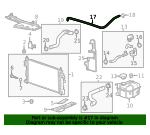 2011-2016 Buick Regal Engine Coolant Air Bleed Hose 20972727 GM | Flow ...