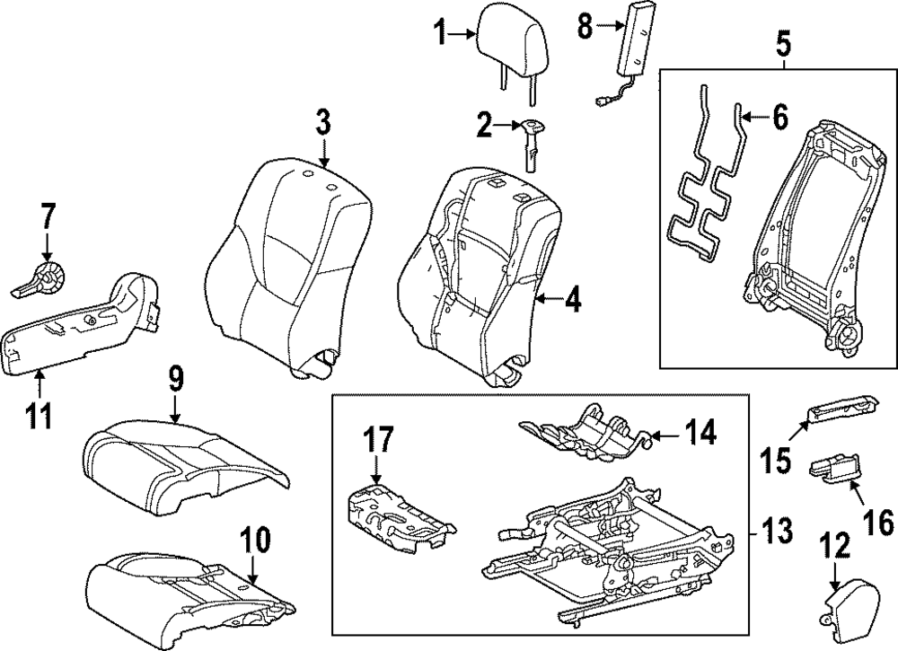 2022-2025 Toyota Track End Cover 72127-0C080 | Toyota Parts Center