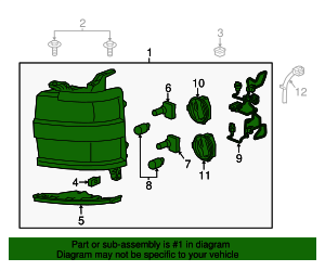 2015-2020 Chevrolet Composite Assembly 84388593 | TascaParts.com