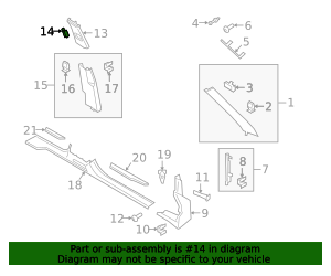 2019-2022 Porsche Cayenne Vent Panel 9Y0-819-202-A-OH7 | Porsche Marin