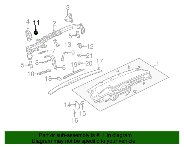 2004-2010 Audi Seat Belt Height Adjuster 3D0-857-049-A ...
