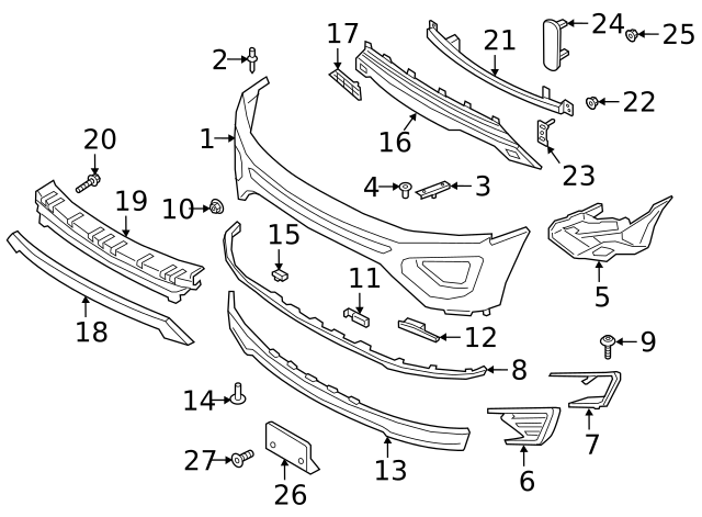 2018-2020 Ford Expedition Upper Cover JL1Z*17D957*BPTM | TascaParts.com