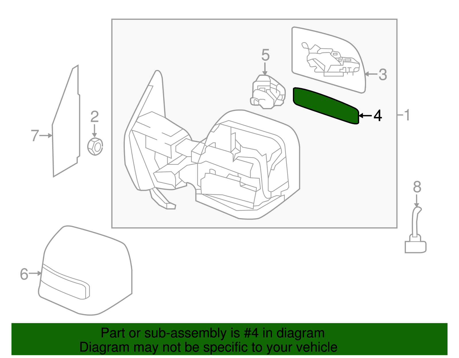 2016-2024 Nissan Lower Glass 96366-EZ00G | Temecula Nissan Parts