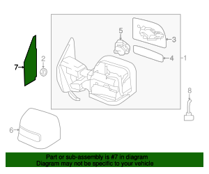 2016-2023 Nissan Corner Cover - Passenger Side (RH) 80292-EZ00A ...