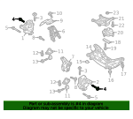 2012-2023 Audi Motor Mount Bolt N-912-750-01 | OEM Parts Online