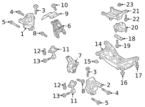 4M0-199-372-GQ - Engine Mount 2020-2024 Audi | AutoNationParts.com