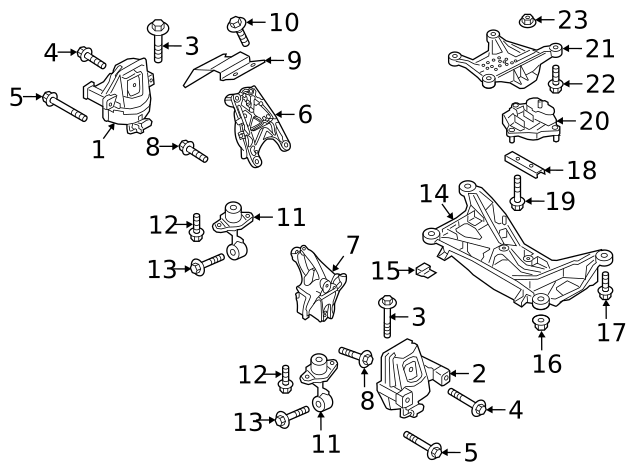 N-107-026-03 - Support Bolt 2008-2024 Audi | Audi OEM Parts