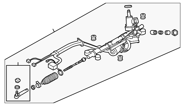 2014-2016 Subaru Forester Steering Gear 34110SG021 | Subaru Parts Store