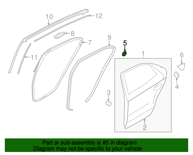 84129-33010 - Door Shell Tape 2001-2018 Kia | Kia.Parts Store