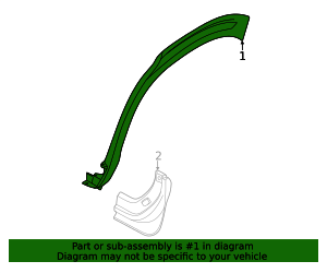 2021-2023 Kia Seltos OEM NEW 2021 Kia Seltos Wagon Garnish Assembly ...