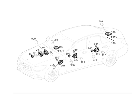 Speaker for 2017 Mercedes-Benz C 350e | Mercedes-Benz USA Parts