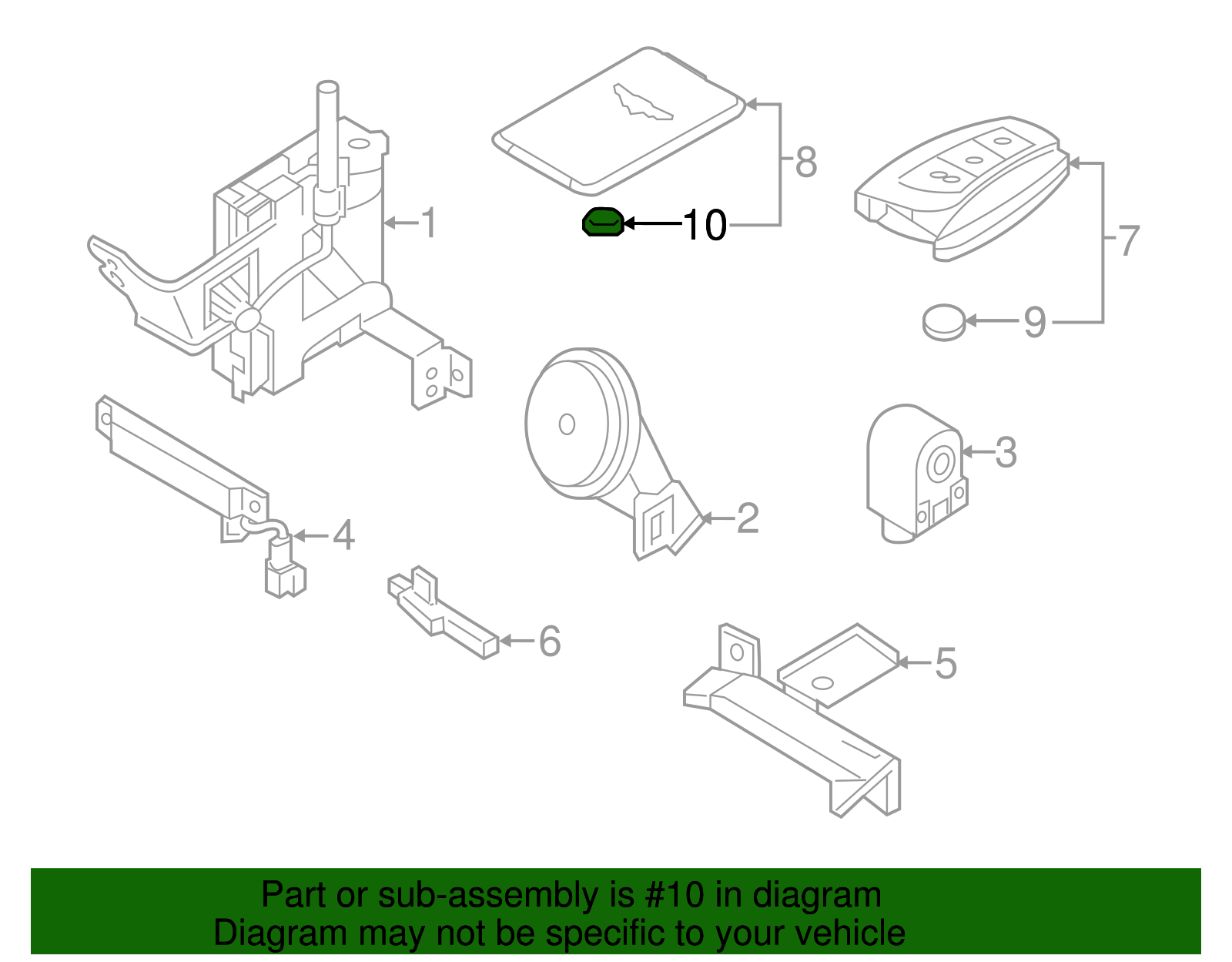Hyundai - 95413-3N000 - Battery - 2017-2020 Genesis G80 | OEM Hyundai ...