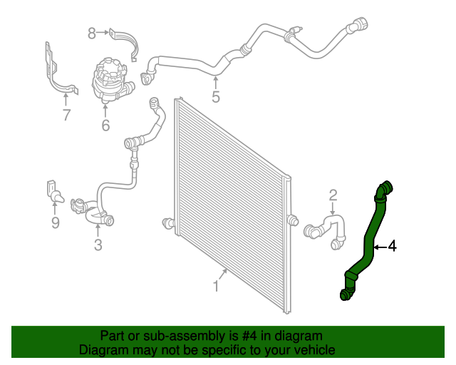 2017-2020 Mercedes-Benz Hose 213-501-57-82 | MB OEM Parts