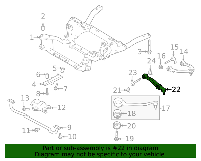 Genuine Rear Lower Control Arm for 2018-2022 Land Rover | Land Rover ...