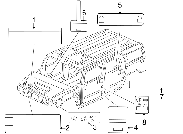 GM Parts | Accessory Belt Routing Label Part# 12575049 | GM Parts Store