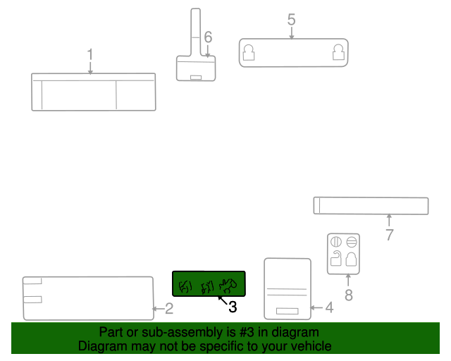 Buy Genuine GM Auto Parts - Label (Part # 12575049) | GM Parts Store