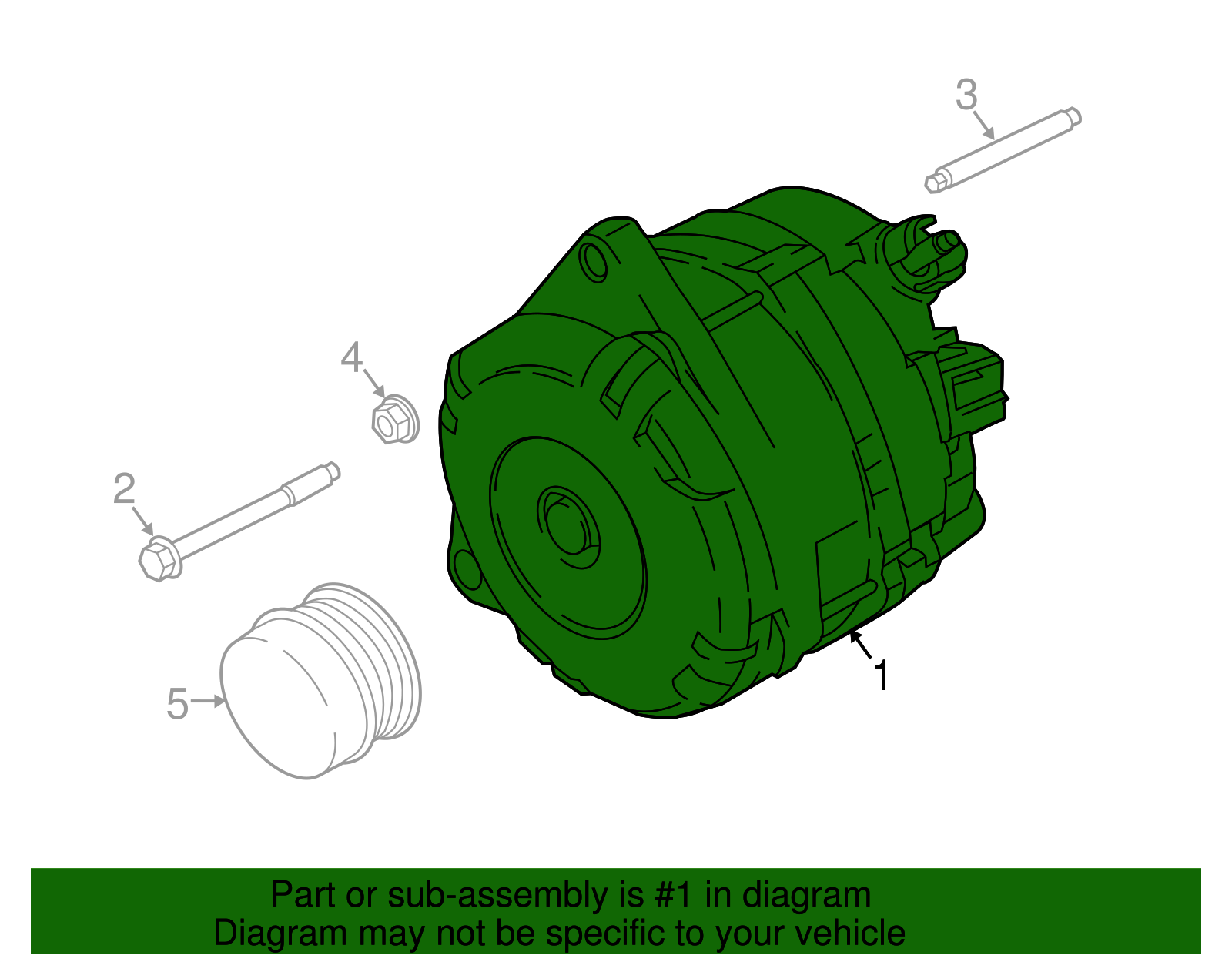 2018-2021 Ford Alternator JL1Z-10346-A | OEM Parts Online