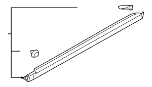 2015-2019 Subaru Outback Rocker Molding - Driver's Side (LH) 91112AL57A ...