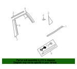 NE51-51-SJ3A - Rocker Molding Retainer - 2006-2015 Mazda | Mazda Swag