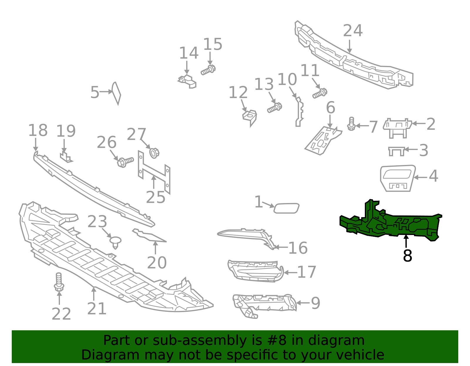 2017-2020 Volvo Mount Bracket 31383237 | TascaParts.com