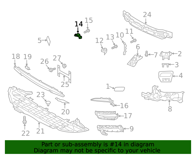31455603 - Center Bracket - 2017-2020 Volvo | Volvo OEM Parts Direct