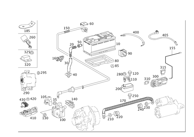 164-540-08-50 - Fuse Box 2003-2012 Mercedes-Benz | Mercedes-Benz USA Parts