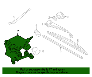 210-820-75-42 - Rear Motor 1998-2003 Mercedes-Benz E 320 | Mercedes ...