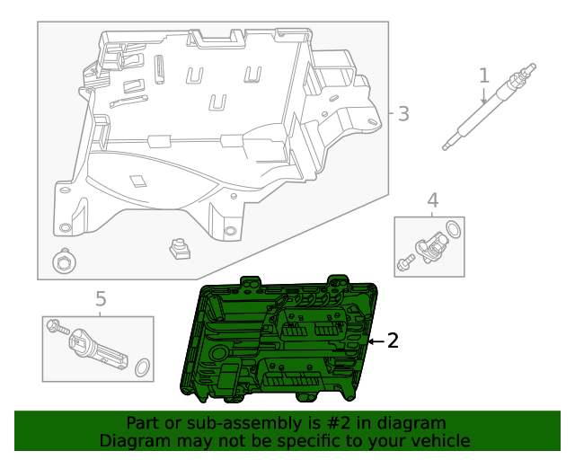 2021-2023 GM Engine Control Module 12723949 | OEM Parts Online